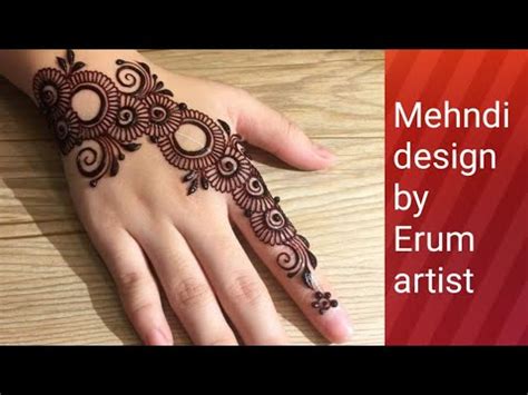 Mehndi Designsimple Mehndi Bail Designbail Design Youtube