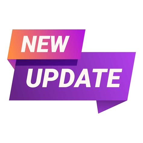 Premium Vector New Update Banner Announcing Latest Version Release