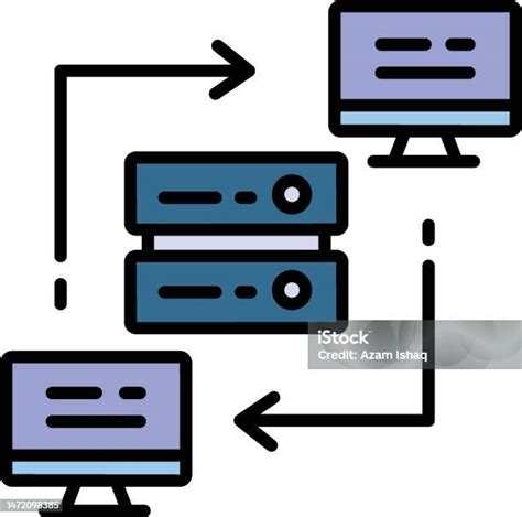 로컬 영역 네트워크 벡터 아이콘 디자인 Vpn 서명 클라우드 컴퓨팅 및 인터넷 호스팅 서비스 기호 데이터 센터 노드 스톡