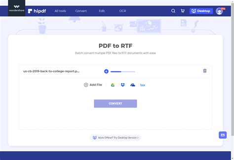 The More Affordable PDF To RTF Converter Online HiPDF The More Affordable PDF To RTF Converter Online HiPDF