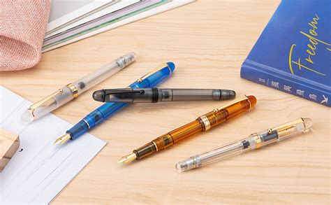 Asvine V126 Vacuum Filling Fountain Pen Matte Black