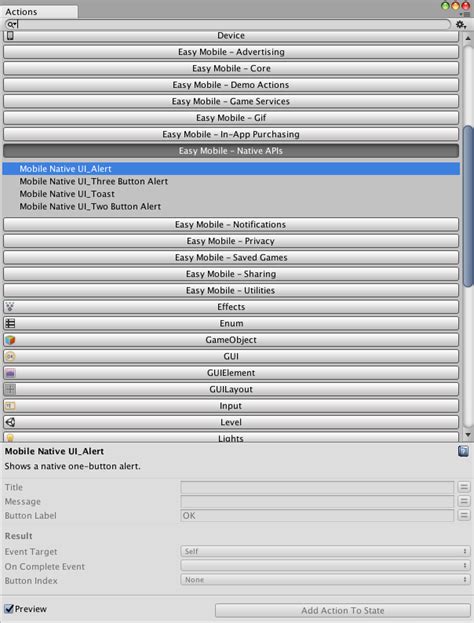 Playmaker Actions · Easy Mobile User Guide