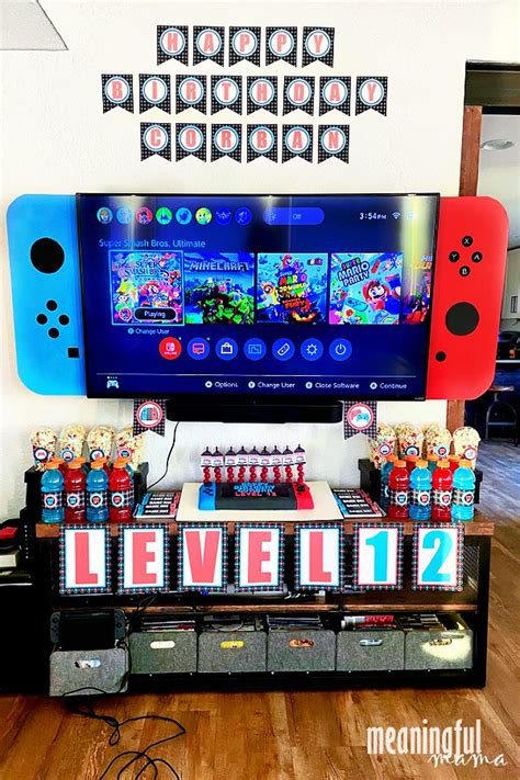Nintendo Switch Birthday Party Ideas