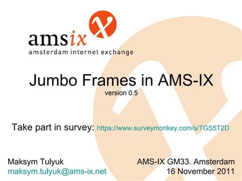 Jumbo Frames In Ams Ix Ppt Computer Networking Computing Jumbo Frames In Ams Ix Ppt Computer Networking Computing