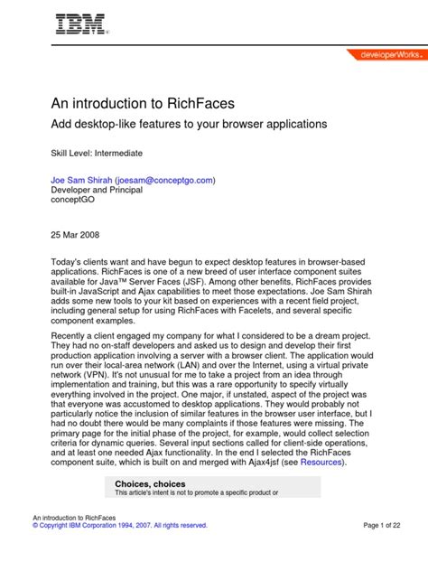 j richfaces pdf pdf java server faces xhtml