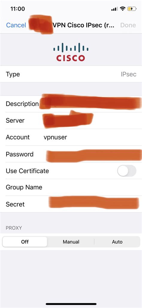 Connecting To VPN Through Cisco IPsec Is Not Working On IPhone XS With IOS Issue