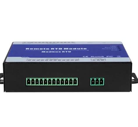 Modbus Slave RTD Remote IO Module Data Acquisition 8 RTD Inputs 12 36VDC With Anti Reverse