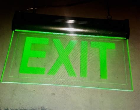 Green Battery Backup LED Exit Signage In New Delhi ID