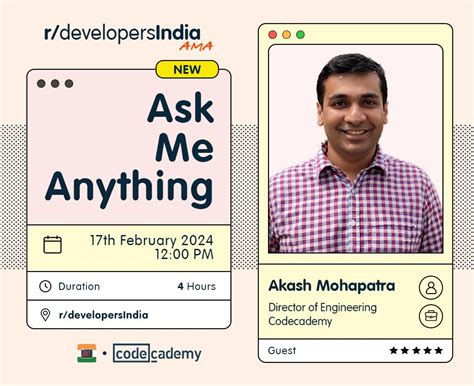 akash mohapatra on linkedin excited to be doing this for the awesome r developersindia