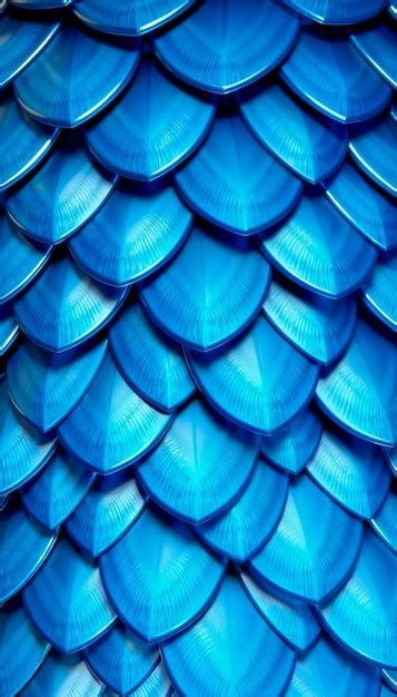 Close Up On Scales Texture Ai Generated Image