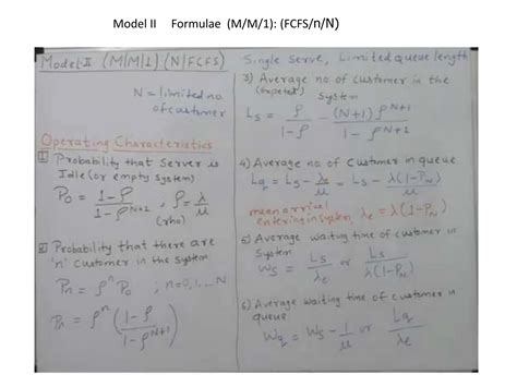 Unit 5 Part Ii Queuing Modelspptx Mfcs 2 Pptx