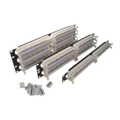 Dme Prolink Cat6 Unshielded Loaded Patch Panel 1ru 24 Port Security Supplies