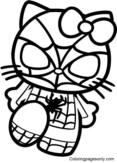 583 Hello Kitty Coloring Pages Çizimler
