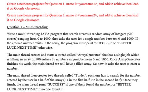 Solved Create A Netbeans Projeact For Question 1 Name