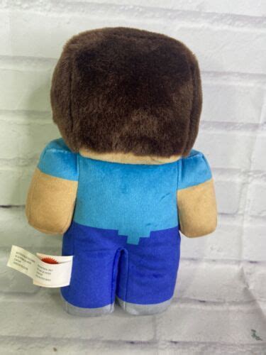 Minecraft Steve Plush Toy Stuffed Doll Figure Mojang Video Game Mattel Action Figures
