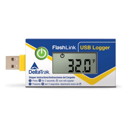 DELTATRAK FLASHLINK USB IN TRANSIT LOGGER Malaysia Quality Temperature Sensor