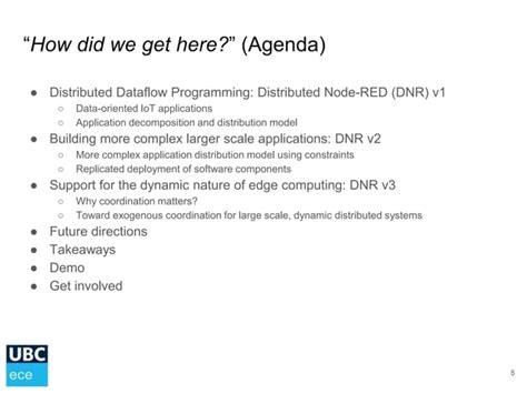 Using Distributed Node Red To Build Fogedge Applications Pptx Internet Of Things Internet