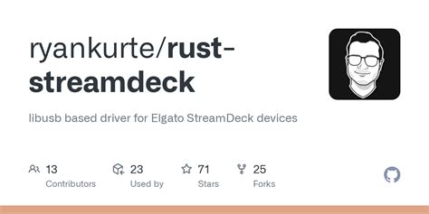 Github Ryankurterust Streamdeck Libusb Based Driver For Elgato Streamdeck Devices