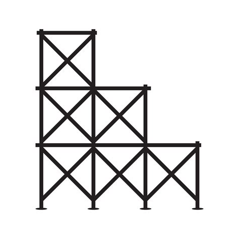 Scaffolding Icon Vector 21520624 Vector Art At Vecteezy