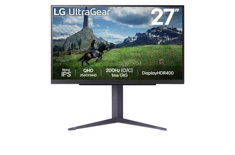 Monitor De Videojuegos De Ultragear Qhd Nano Ips Hz O C Hz Ms Gtg Displayhdr