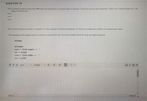 Solved Question 33 An Algorithm Is A The Part Of The