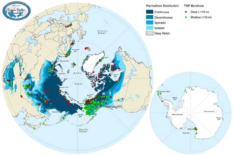 Location Of Tsp Snapshot Boreholes In The Northern And Southern