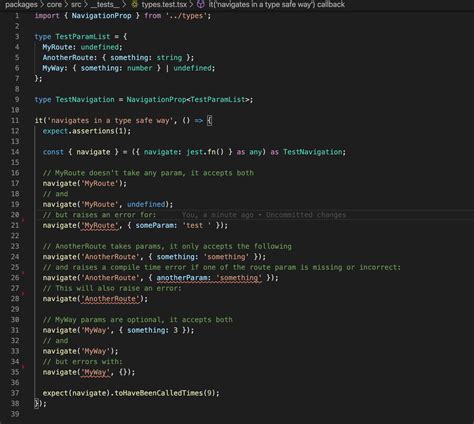 navigation navigate not enforcing params in typescript · issue 7936 · react navigation react
