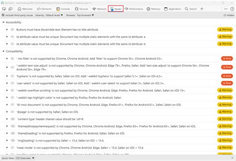 Edge Devtools Tips