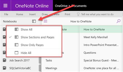 How To Hide Navigation In OneNote Online Kelly LaForest