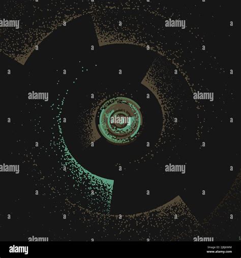 Noise Gradient Swirl Algorithm Example Implementation Illustration