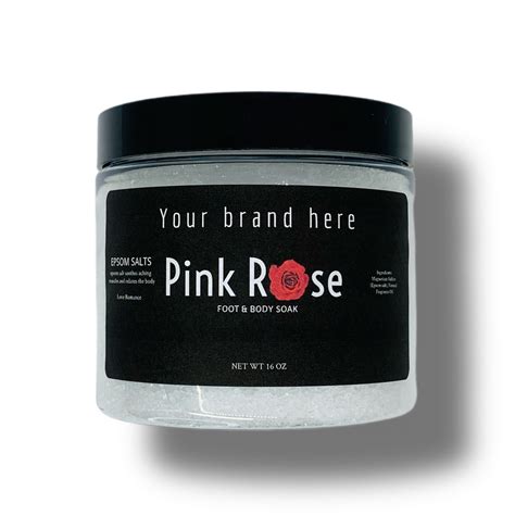 Pink Rose Bath Salts Sbodis Premium Collection In Bulk
