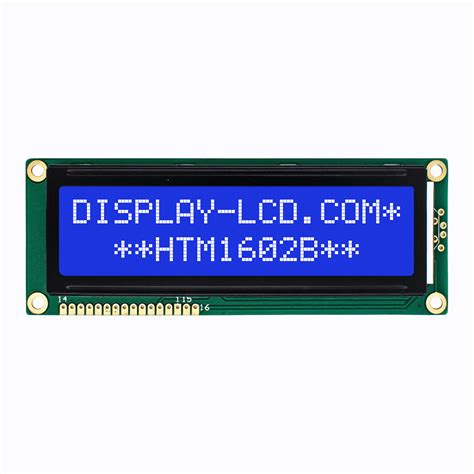 Character Lcd Module 1602 Stn Blue With White Side Backlight Display 50v Arduino China Lcd