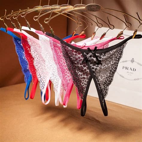 Sexy Sans Entrejambe Noeud Papillon String Creux Lilywendy