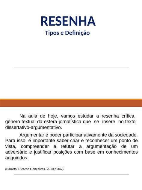 Guia Completo Da Resenha Crítica Pdf Crítica Portugal