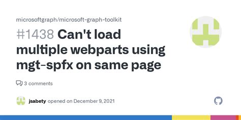 Cant Load Multiple Webparts Using Mgt Spfx On Same Page · Issue 1438