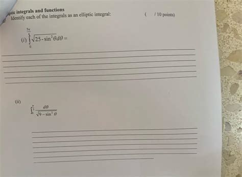 solved phic integrals and functions identify each of the