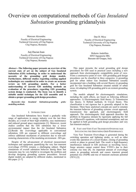 Pdf Overview Of Electrical Energy Forecasting Methods And Models In Renewable Energy
