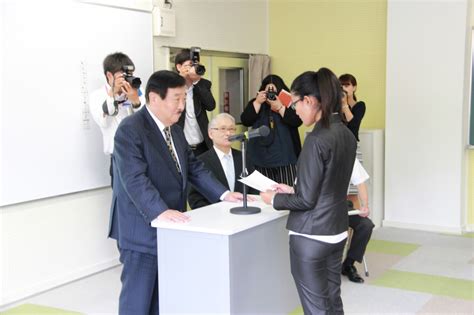 留学生別科の春学期入学式を挙行しました 東日本国際大学ブログ