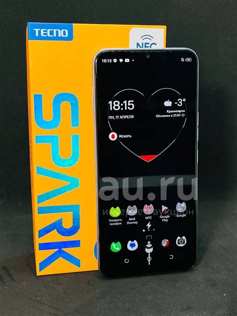 Смартфон Tecno Spark Go 2020 кр 33419 — купить в Красноярске Состояние Б у Смарт часы