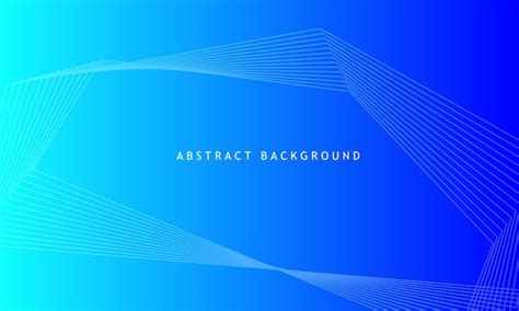 중간에 선과 선이 있는 파란색 배경 프리미엄 벡터