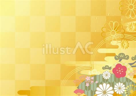 免费矢量 正月 和風 背景