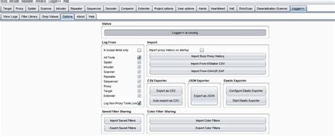 click view logs no response · issue 124 · nccgroup loggerplusplus · github