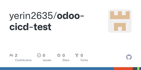 github yerin2635 odoo cicd test
