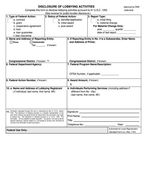 Sf Lll Fillable Form Printable Forms Free Online