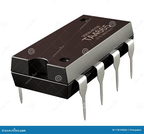 Integrated Circuit Or 8 Pin Micro Chip And New Information Technologies