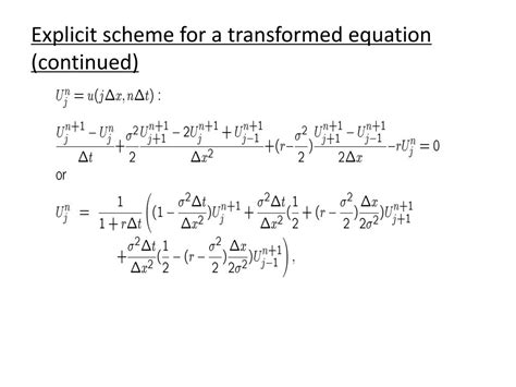 Ppt Finite Difference Schemes Powerpoint Presentation Free Download