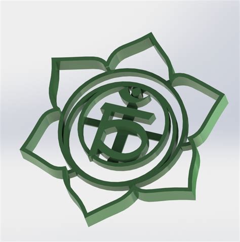 Stl File Sacral Chakra・3d Print Design To Download・cults