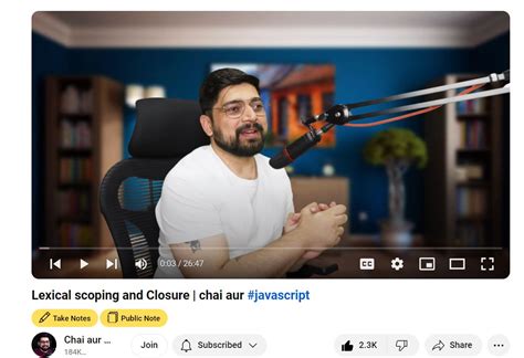 Karan Samrat On Linkedin Chaiaurcode Javascript Codingwisdom Lexicalscoping Closure