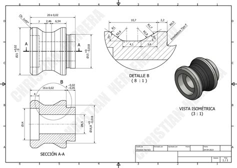 I Will 2d Engineering Drawings In Autodesk Inventor And Autocad