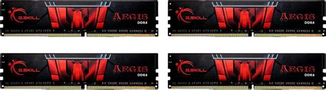 G Skill Aegis 32gb 4 X 8gb Ddr4 3200 Pc4 25600 Memory Kit Model F4 3200c16q 32gis